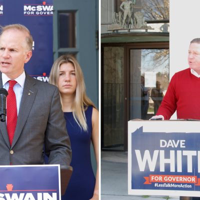 Dave White and Bill McSwain trade barbs as governor’s race intensifies ...