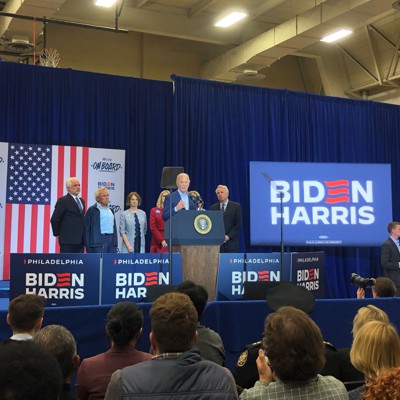 Kennedy family members endorse President Joe Biden in Philadelphia ...